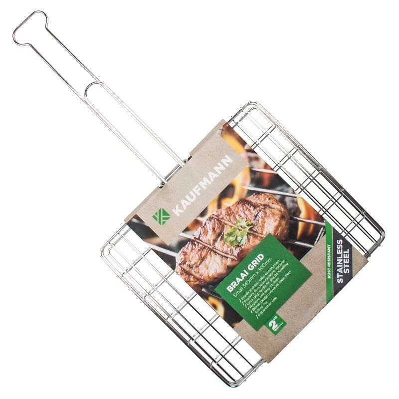 Kaufmann - Stainless Steel Box Braai Grid - Small | Shop Today. Get it ...