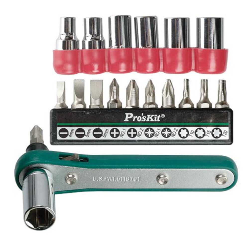 PRK 1PK-202A 17-Piece Ratchet Screw & Socket Driver Set | Shop Today ...