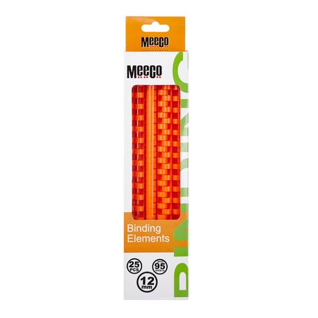 Pens, Pencils & Refills - Meeco Neon 12mm Binding element Neon Orange ...