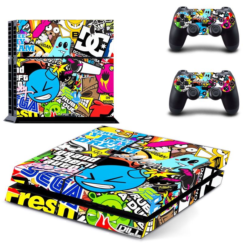 SkinNit Decal Sticker Skin for PS4: Sticker Bomb 2 | Shop Today. Get it ...