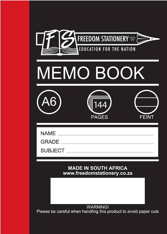 Freedom Stationery - Memo Book - 144 Page - A6 - 10 pack | Shop Today ...
