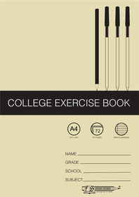 Freedom Stationery 72 Page A4 Q&M College Exercise Book (20 Pack ...
