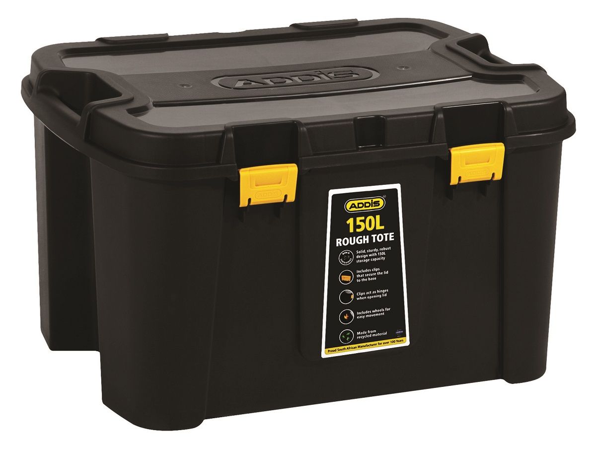 Addis - 150 Litre Rough Tote - Black | Shop Today. Get it Tomorrow ...