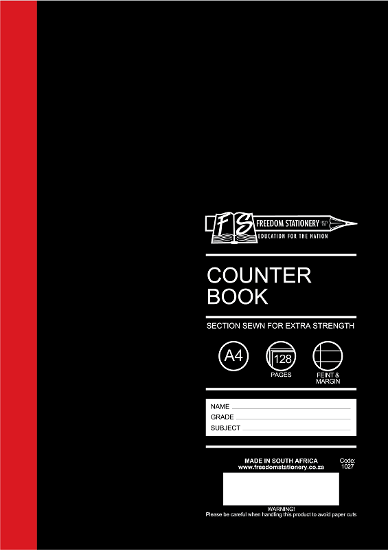 Freedom Stationery 128 Page A4 F&M Counter Book (10 Pack) | Shop Today ...