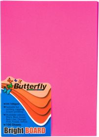 Butterfly A4 Bright Board 100s - Pink | Shop Today. Get it Tomorrow ...