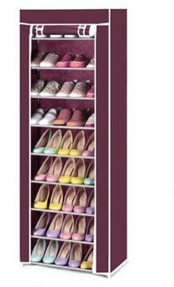 Nine-Tier Shoe Storage Rack - Purple | Shop Today. Get it Tomorrow ...