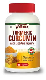 Wellvita Turmeric Curcumin 60's Capsules | Shop Today. Get it Tomorrow ...