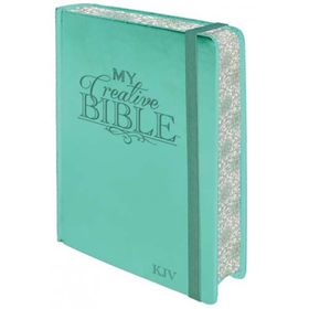 KJV My Creative Bible, Faux Leather Hardcover, Aquamarine | Shop Today ...