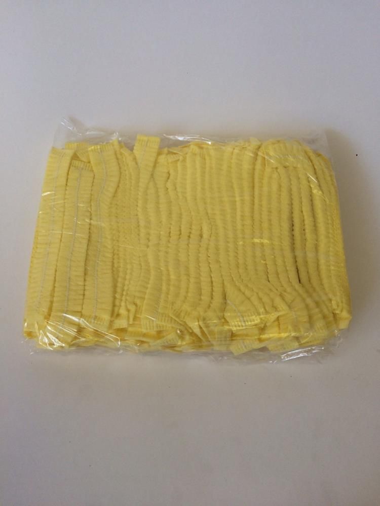 Atlantic Conversions - Safety Hair Net Mop Cap Yellow Single Elastic ...