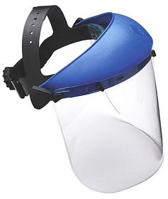 Atlantic Conversions - Safety Face Shield Clear Visor with Head Gear ...