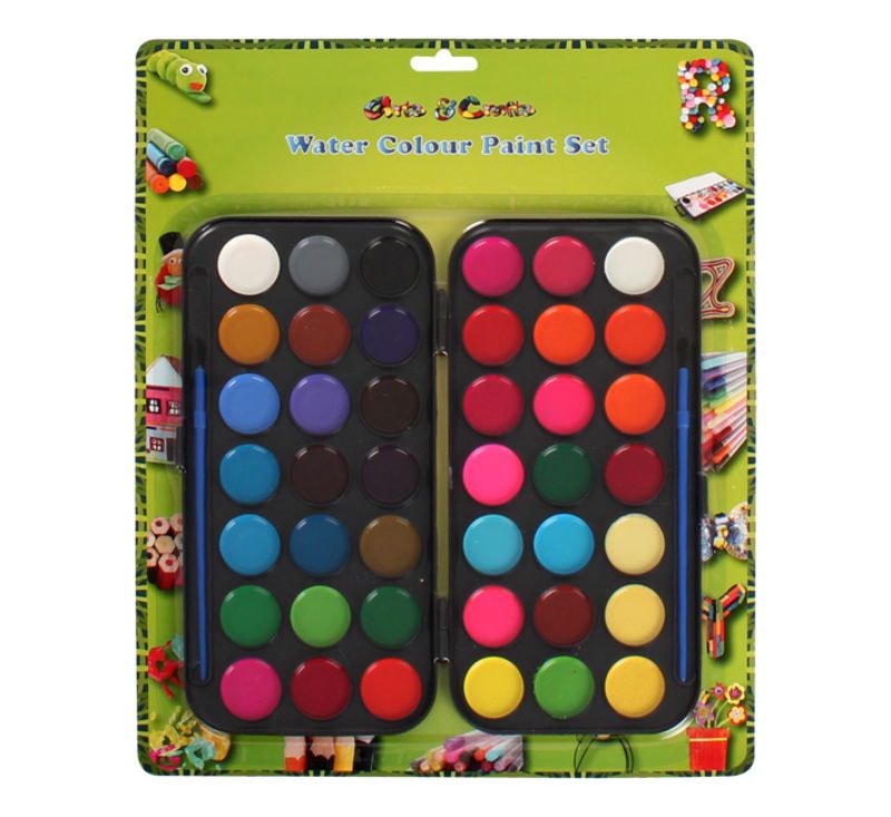 Bulk Pack 2 x Water Colour Paint Set With 42 Cakes of Paint | Shop ...