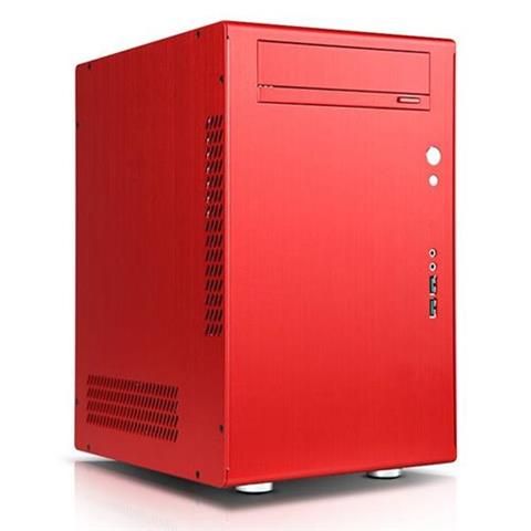 Lian-li PC-Q11 Mini-ITX Chassis, Red No PSU | Shop Today. Get it ...