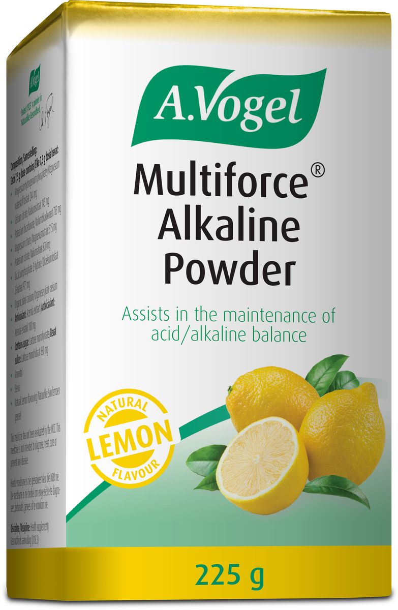 A. Vogel Multiforce Alkaline Powder Lemon Flavour - 225g | Shop Today ...