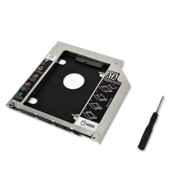Optical Bay Second SATA HDD Hard Drive Caddy Module Tray Adapter for ...