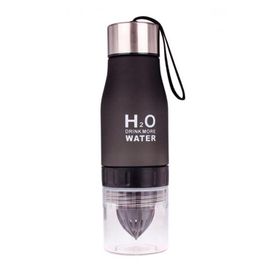H2O Infused Glass Water Bottle - Black | Shop Today. Get it Tomorrow ...