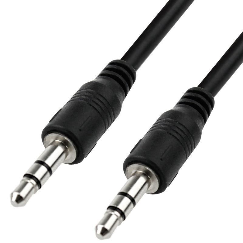 3.5mm AUX Braided Male to Male Stereo Audio Cable Cord for PC/iPod/CAR ...