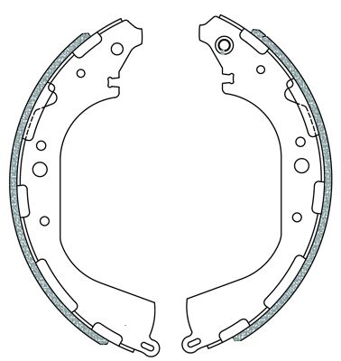 ATE Brake Shoes - Nissan Hardbody NP300, 4 x 4 + Highrider 2003- | Shop ...