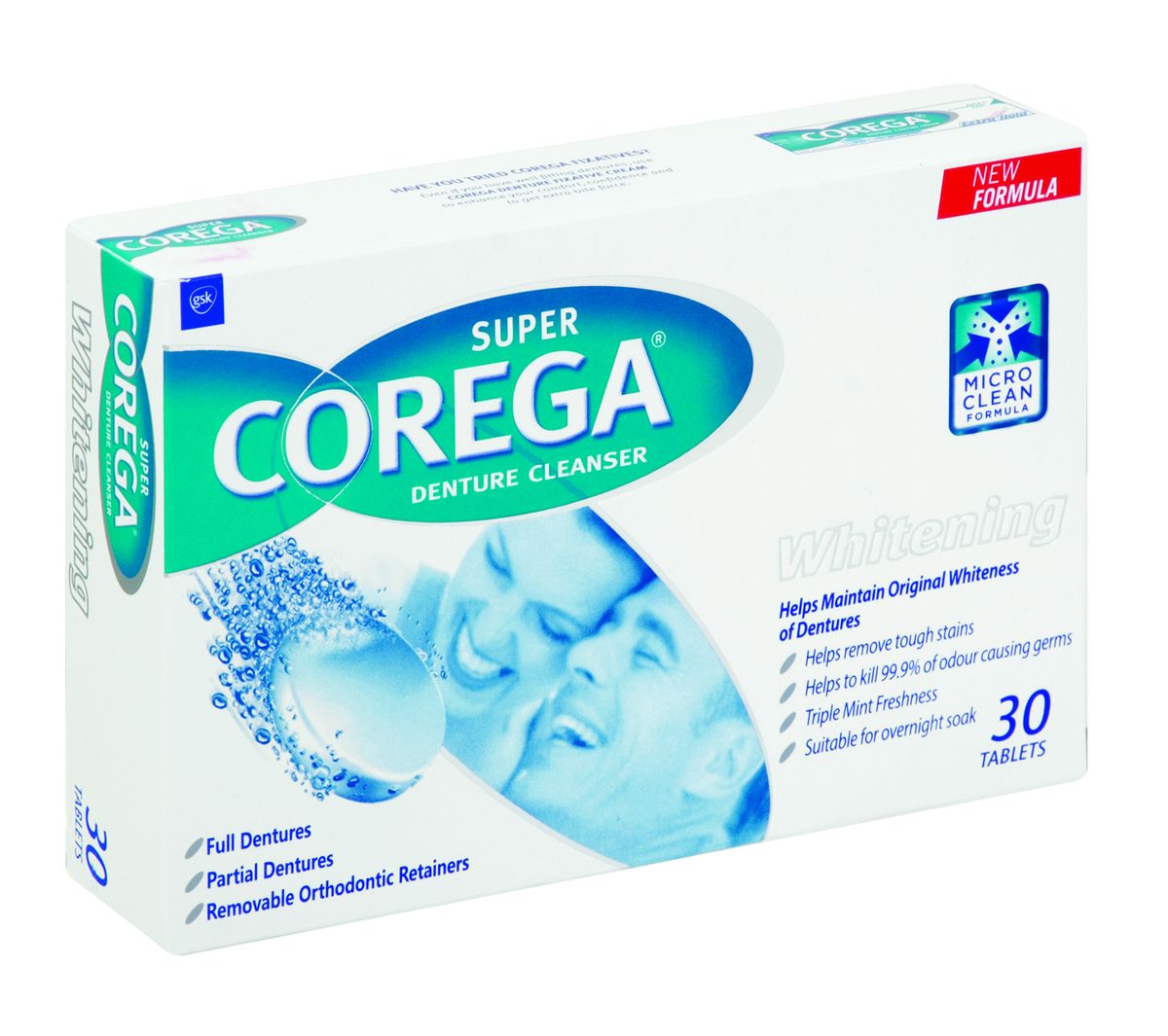 Super Corega Overnight/Whitening Tabs 1x30_za | Shop Today. Get it ...