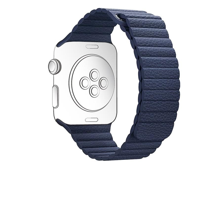 Leather Loop Band 38mm for Apple Watch - Dark Blue | Shop Today. Get it ...