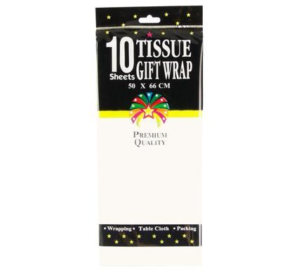 Bulk Pack 15 X Tissue Paper 50x66cm 10 x Sheets - White | Shop Today ...