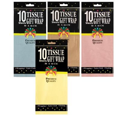 Bulk Pack 15 X Tissue Paper 50x66cm 10 x Sheets - Natural | Shop Today ...