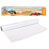 Bulk Pack 6 x Disposable Plastic Wrap Roll - 30cm x 30m | Buy Online in ...