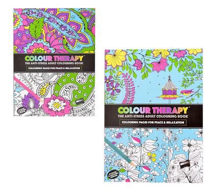 Bulk Pack 4 x Colouring Book Therapy 64 Page 28cm x 21cm | Shop Today ...