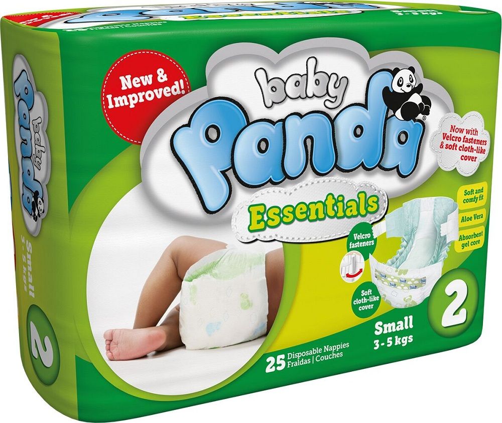 Baby Panda - 25 Essentials Nappies - Size 2 - Small | Shop Today. Get ...