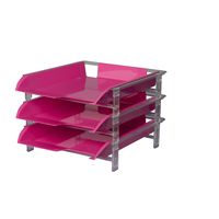 Bantex Vision Letter Tray Set - Pink | Buy Online in South Africa ...