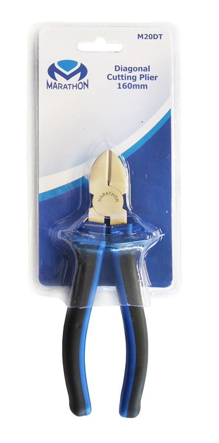 Marathon Tools Diagonal Cutting Plier DT (Dual Tone Grip) - 160mm ...