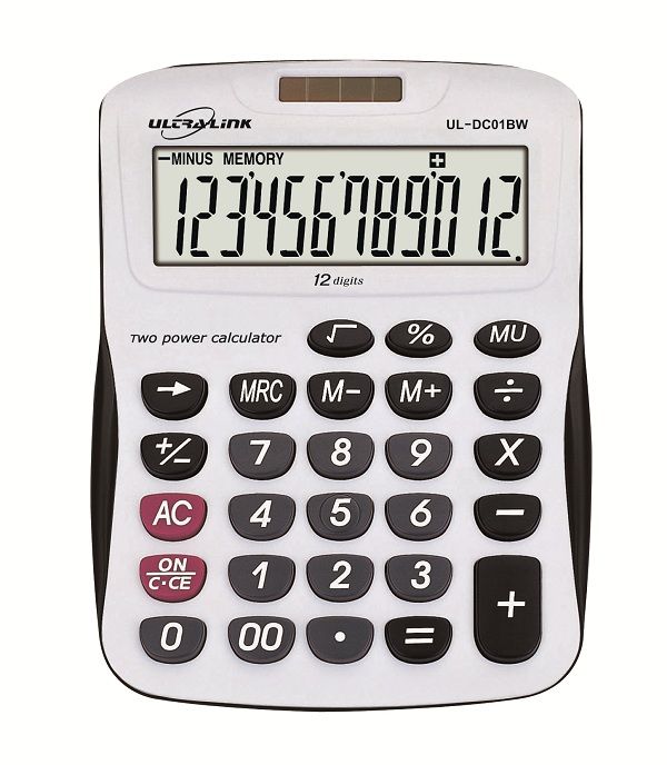 Ultra-Link 12 Digit Desktop Calculator | Shop Today. Get it Tomorrow ...