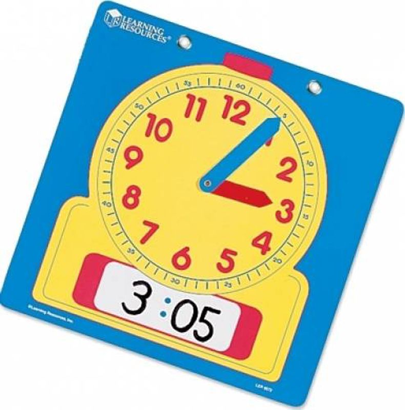 Learning Resources Demonstration Clock Write-on Wipe-Off | Shop Today ...
