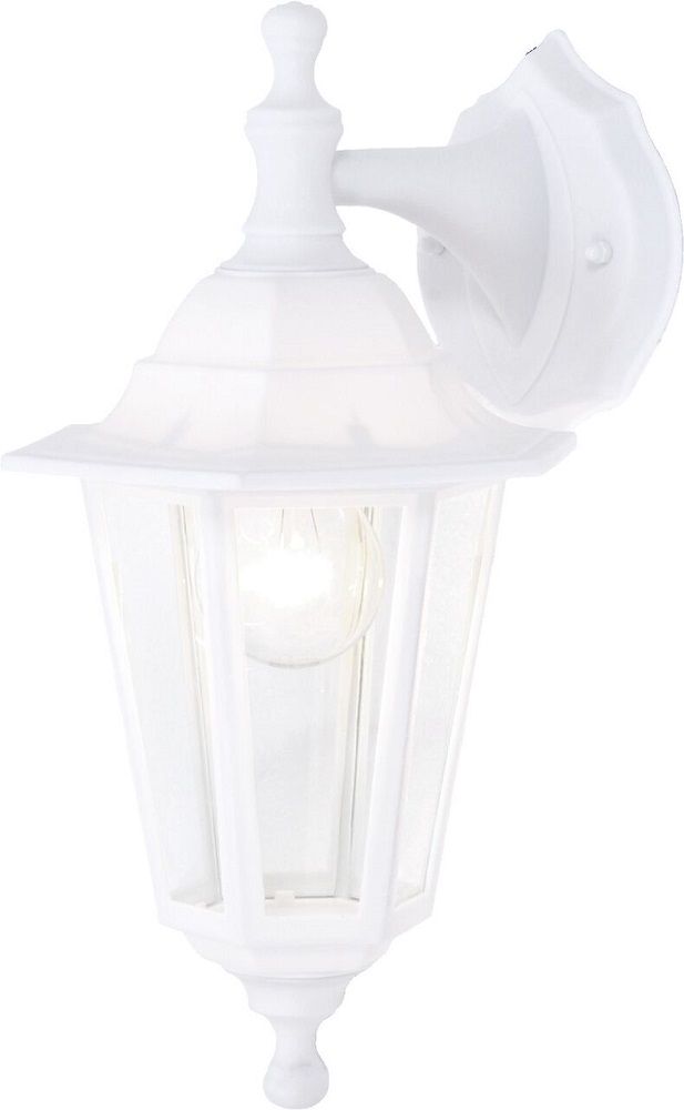 Bright Star Lighting - Outdoor 6 Panel Down Facing PVC Lantern - White | Shop Today. Get it ...