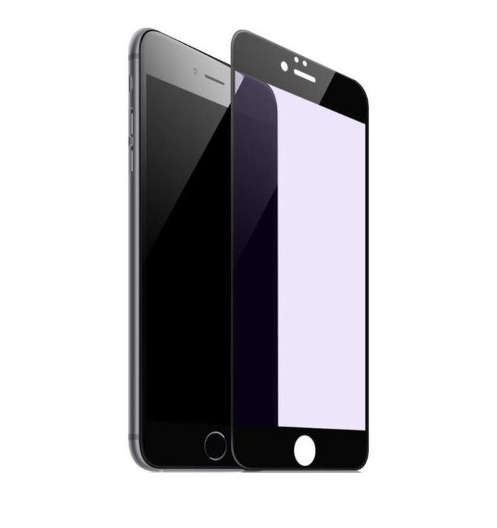 Tempered Glass Screen Protector for Apple iPhone 7 - Black | Shop Today ...