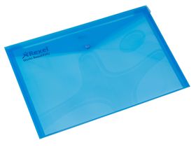Rexel: A4 Pack of 5 Active Popper Folder - Blue | Shop Today. Get it ...