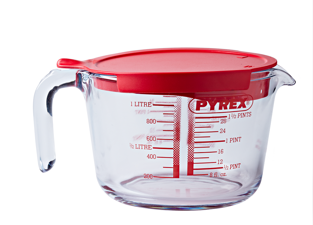 Pyrex - 1 Litre Classic Glass Measuring Jug With Lid | Shop Today. Get ...
