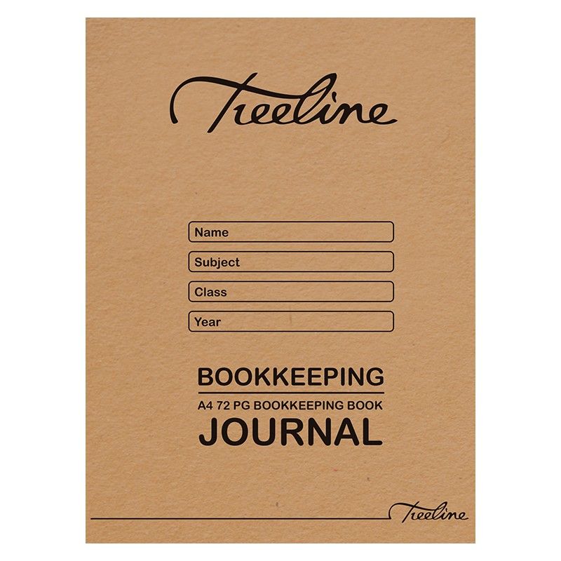 A4 72 pg Soft Cover - Journal Bookkeeping Book | Shop Today. Get it ...