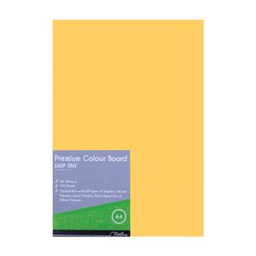 Treeline Project Board Deep Tint Lemon 160gsm Pack of 100 | Shop Today ...