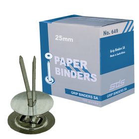 SDS 25mm Paper Binder - Box of 100 | Shop Today. Get it Tomorrow ...
