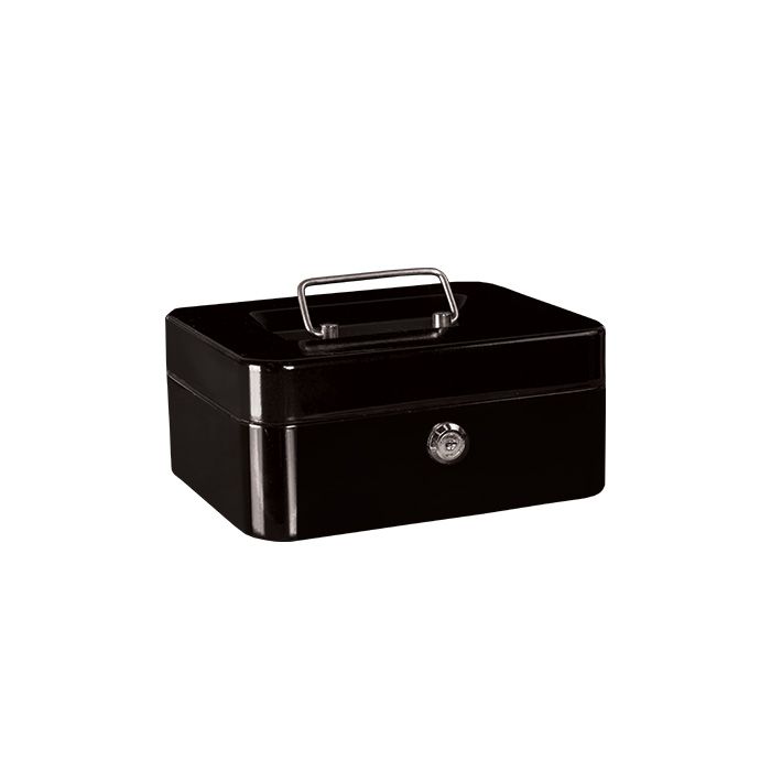 Treeline Cash Box Metal Black 8 Inch (200mm) | Shop Today. Get it ...