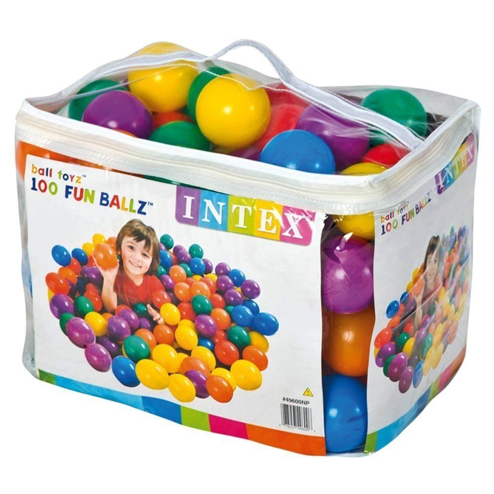 Intex Multi-coloured 100 Piece Fun Balls | Shop Today. Get it Tomorrow ...