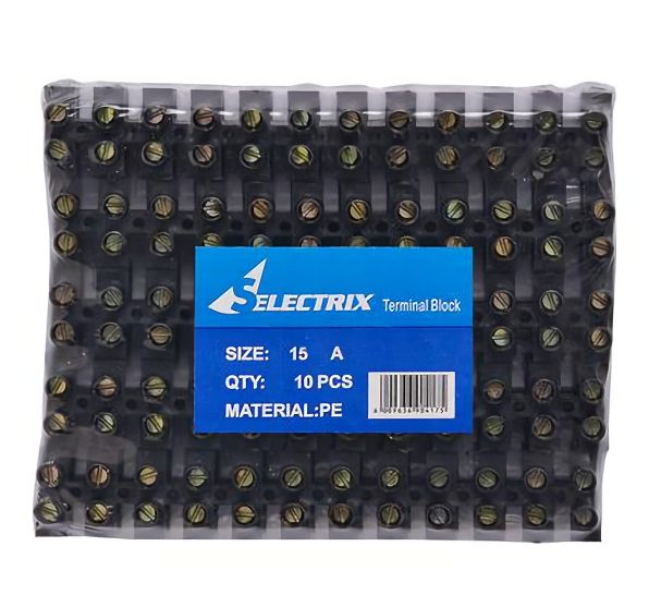 Zenith - Strip Connector - 15 Amp - 12 Way - Black - 10 Pack | Shop ...