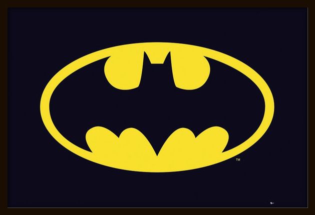 Batman - Symbol Poster with Black Frame | Shop Today. Get it Tomorrow ...