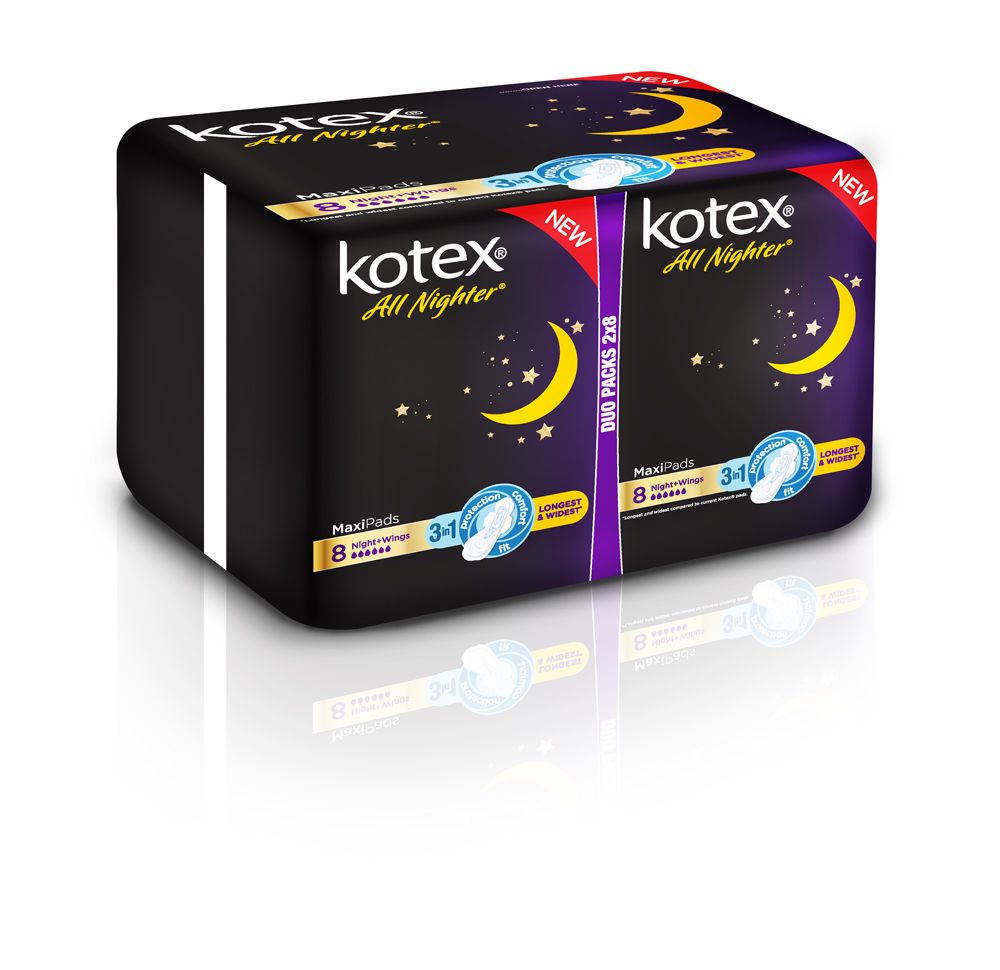Kotex All Nighter Maxi Pads Duo - 16's | Shop Today. Get it Tomorrow ...