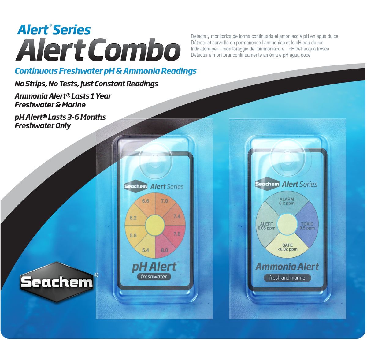 Seachem Alert Combo Pack - Continuous pH & Ammonia Readings | Shop Today. Get it Tomorrow ...