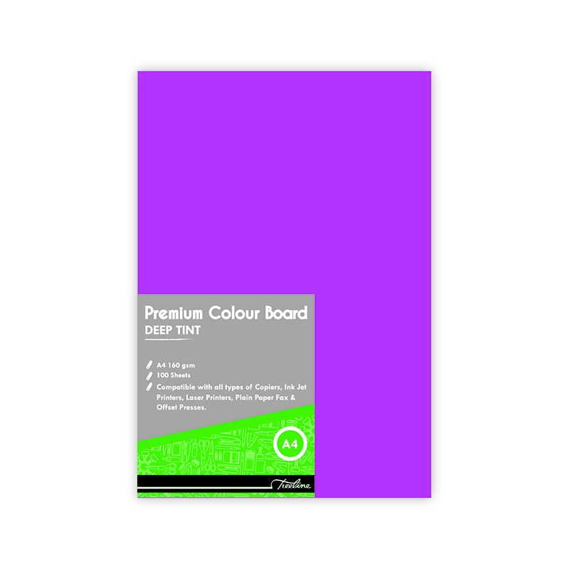 Treeline Project Board Deep Tint Pink 160gsm Pack of 100 | Shop Today ...