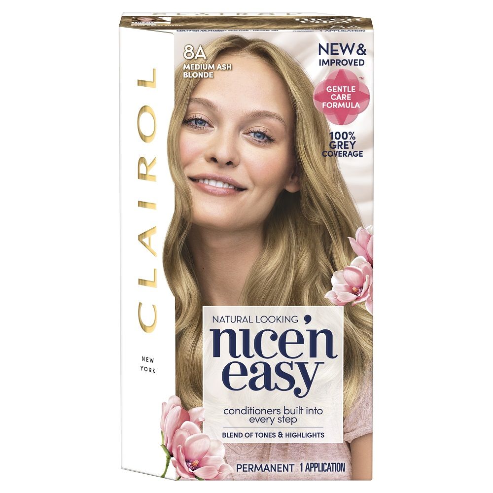 Nice n Easy Permanent Hair Colour Cr Me Medium Ash Blond 8A Shop Nice n Easy Permanent Hair Colour Cr Me Medium Ash Blond 8A Shop