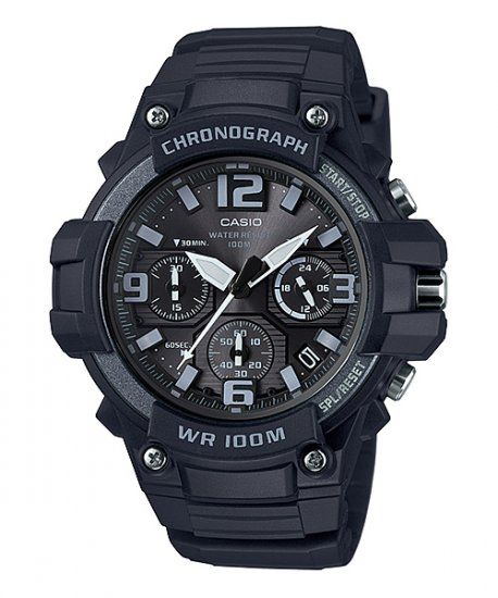 Casio Men's MCW-100H-1A3VDF Chronograph Analog Watch - Black | Shop ...