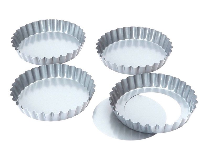 EHK - 12cm Loose Base Tartlet Tins - Set of 4 | Shop Today. Get it ...