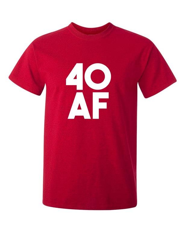 Qtees Africa Men's 40AF T-shirt - Red (Size: 3XL) | Shop Today. Get it ...